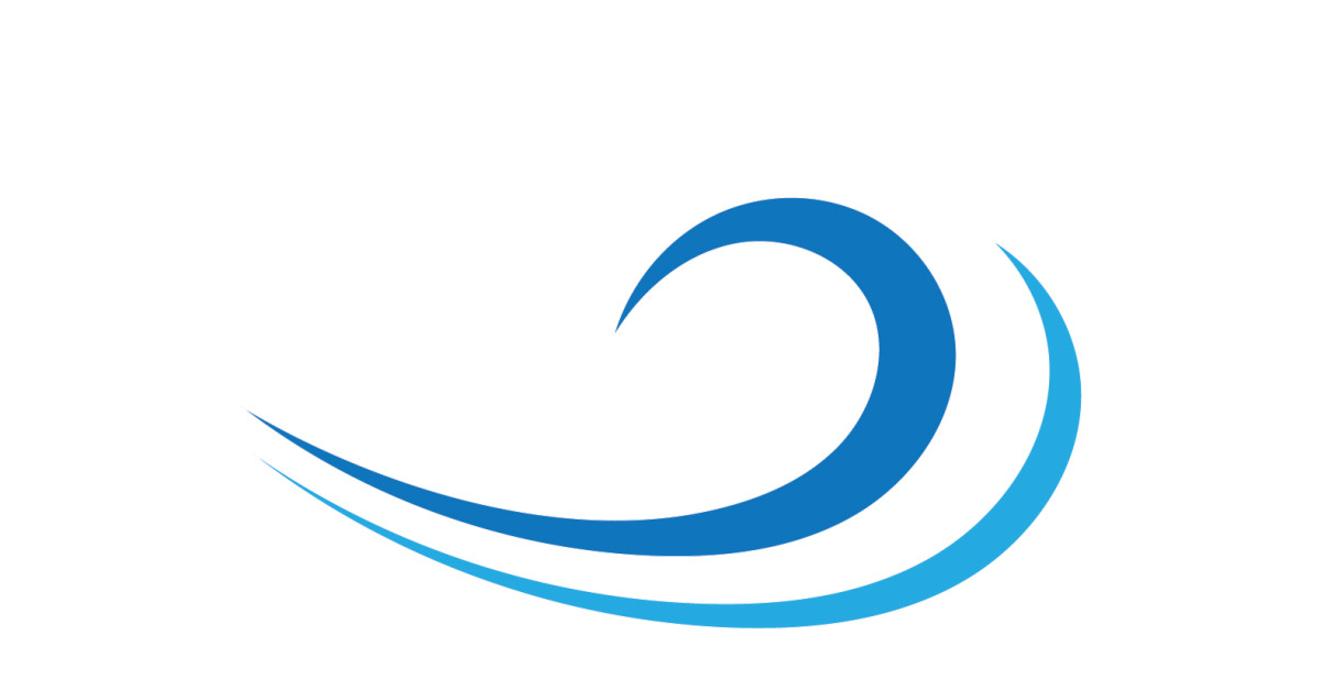 Beach water wave logo design company logo v18