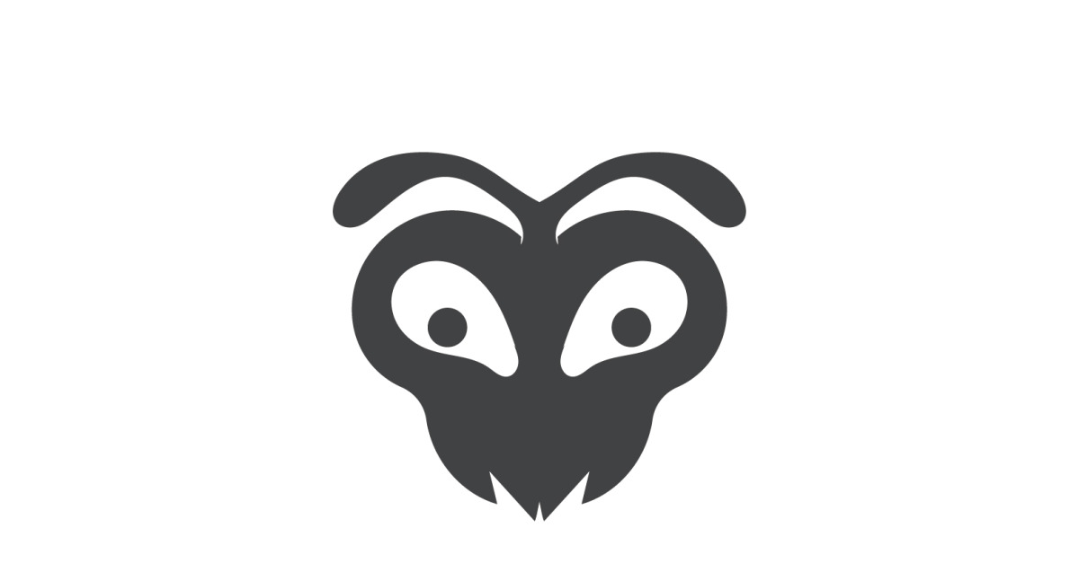 Cabeza de hormiga animales logo vector v27 - TemplateMonster