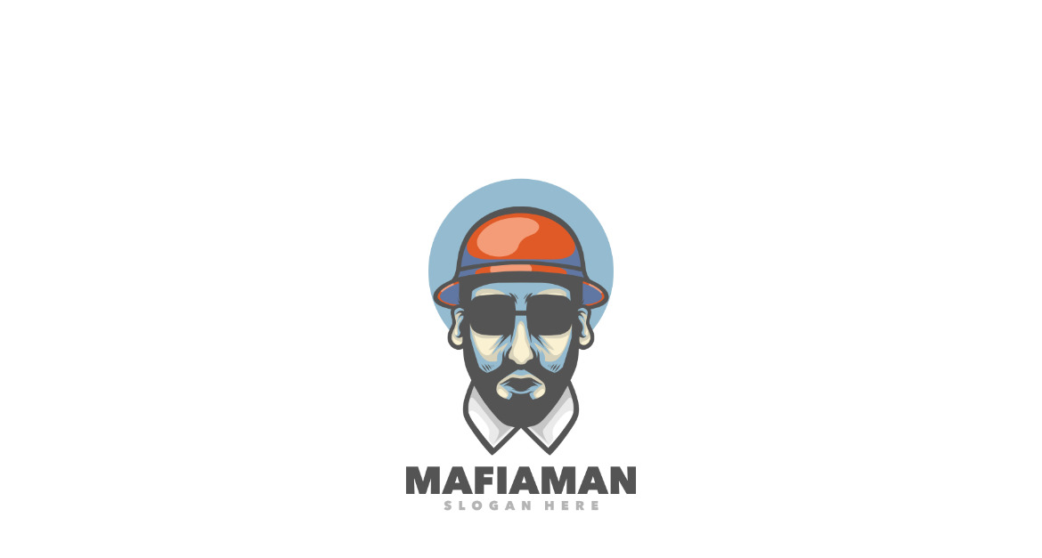 Mafia boss logo cute mascot #326593 - TemplateMonster