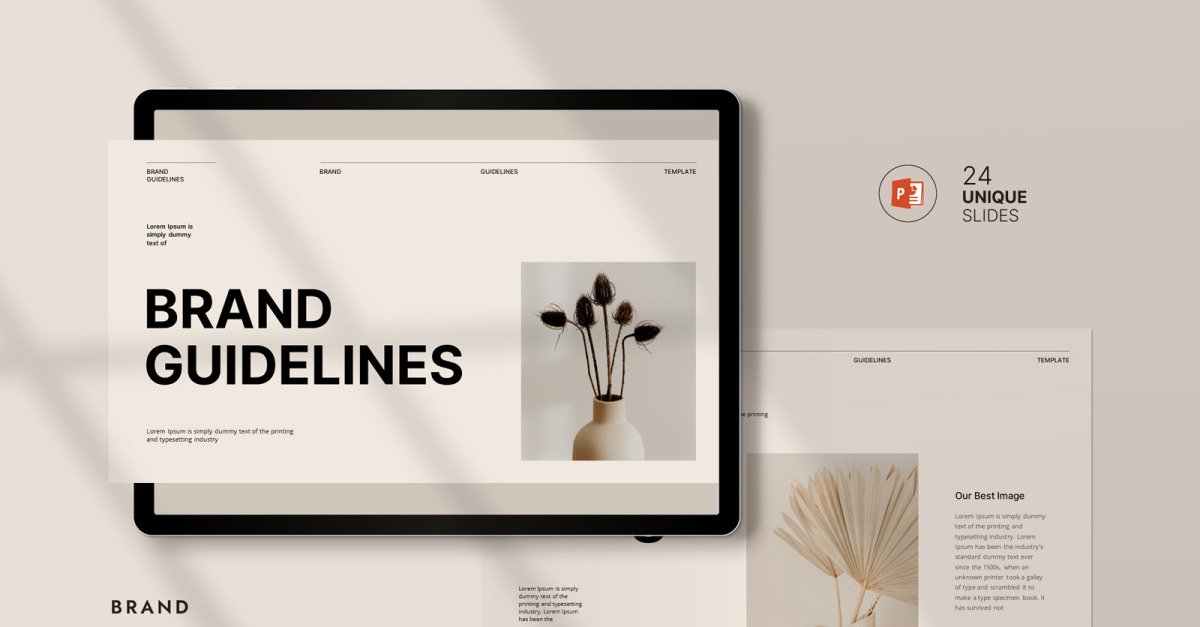 Creative Brand Guideline Presentation Template