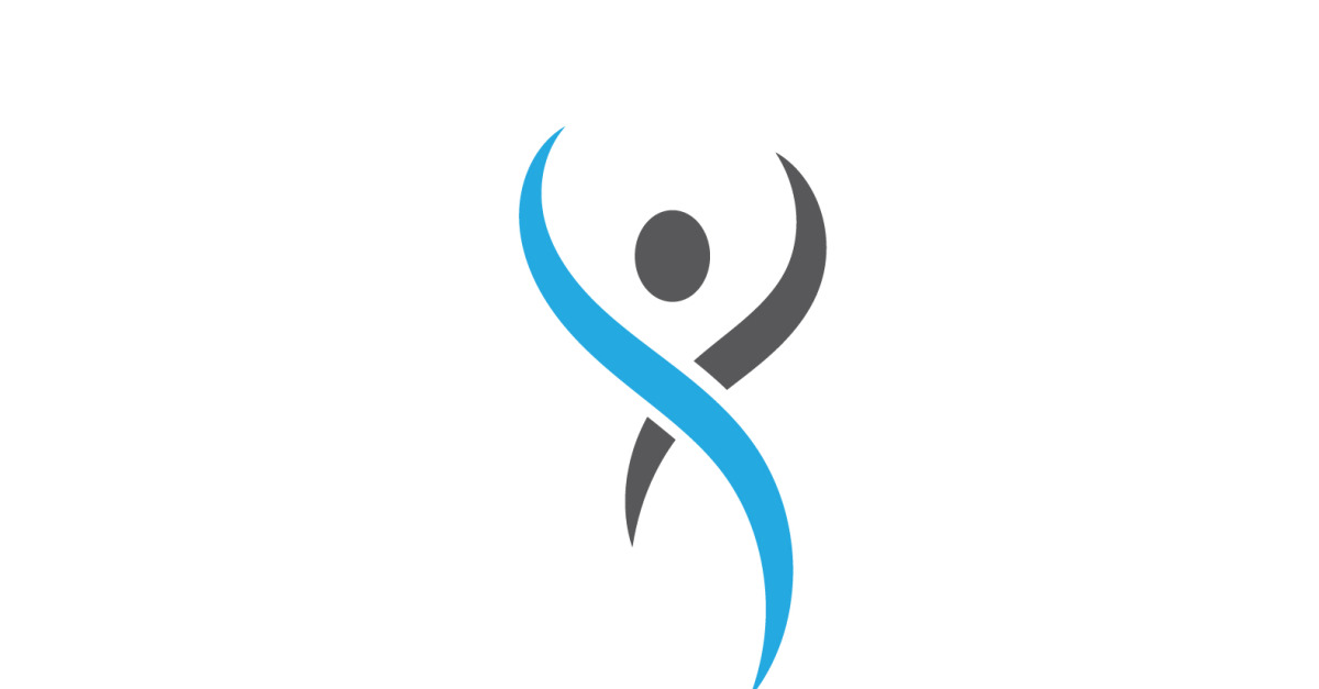 Human caracter health people logo vector v28