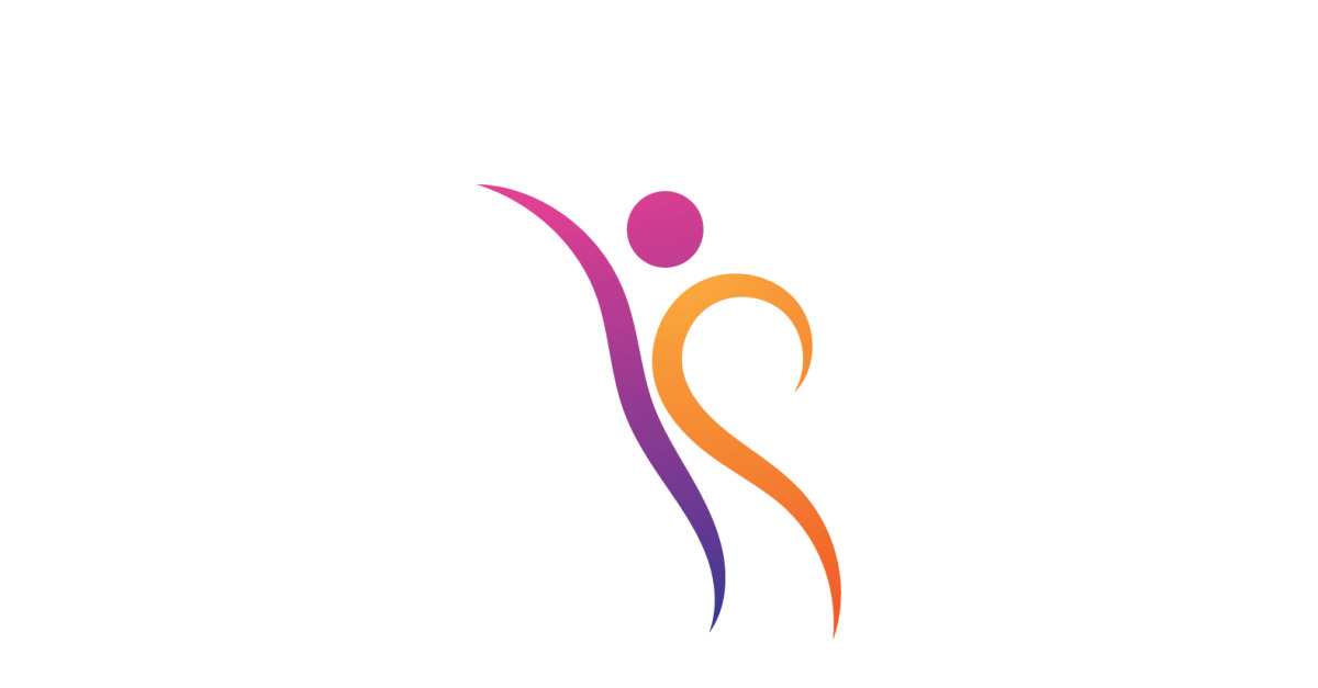 İnsan karakteri sağlık insanları logo vektörü v26