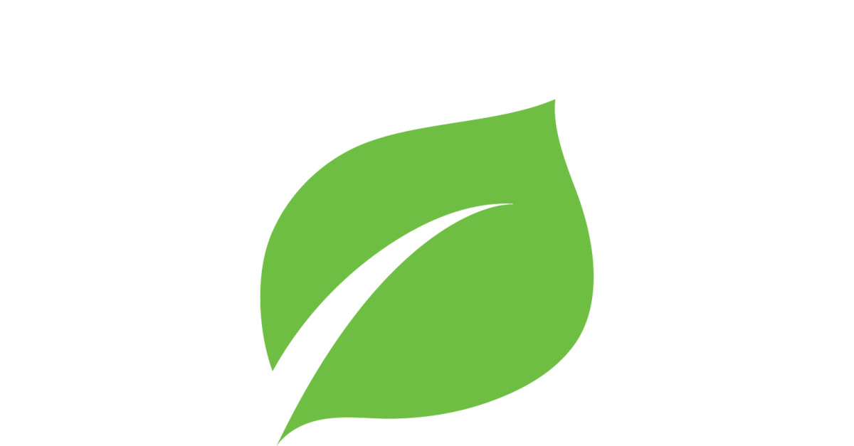Hoja eco verde té naturaleza fresco logo vector v9