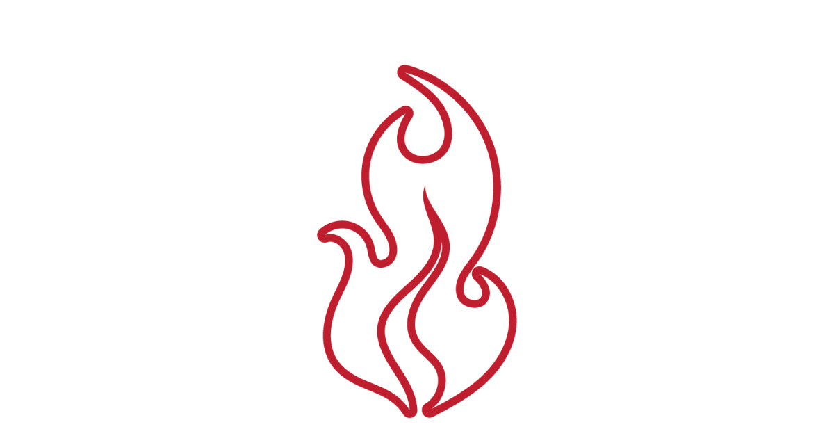 Flame fire hot burn logo vector v15 #327084 - TemplateMonster