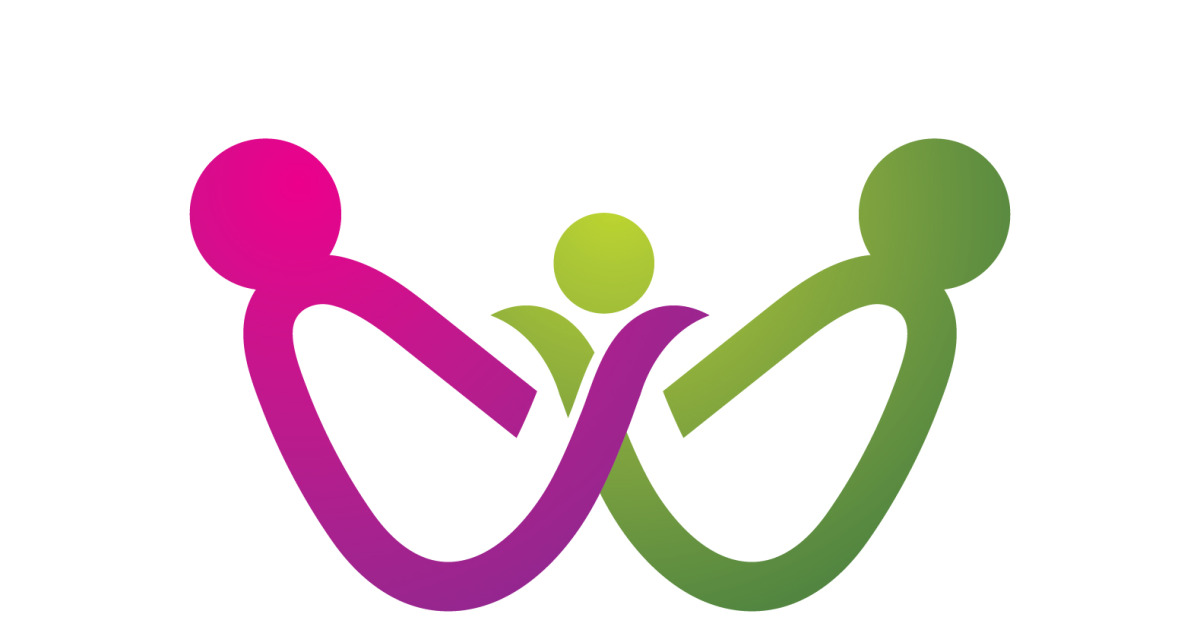 Infinity people team group logo design for company v14