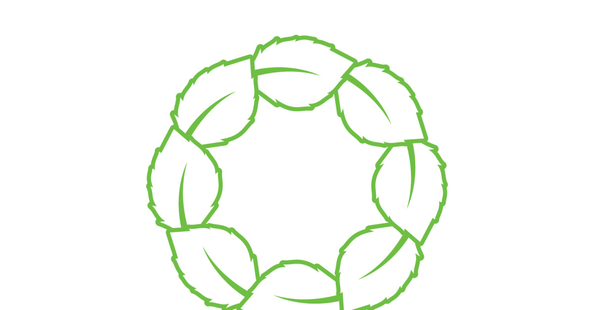 Leaf eco green tea nature fresh logo vector v28