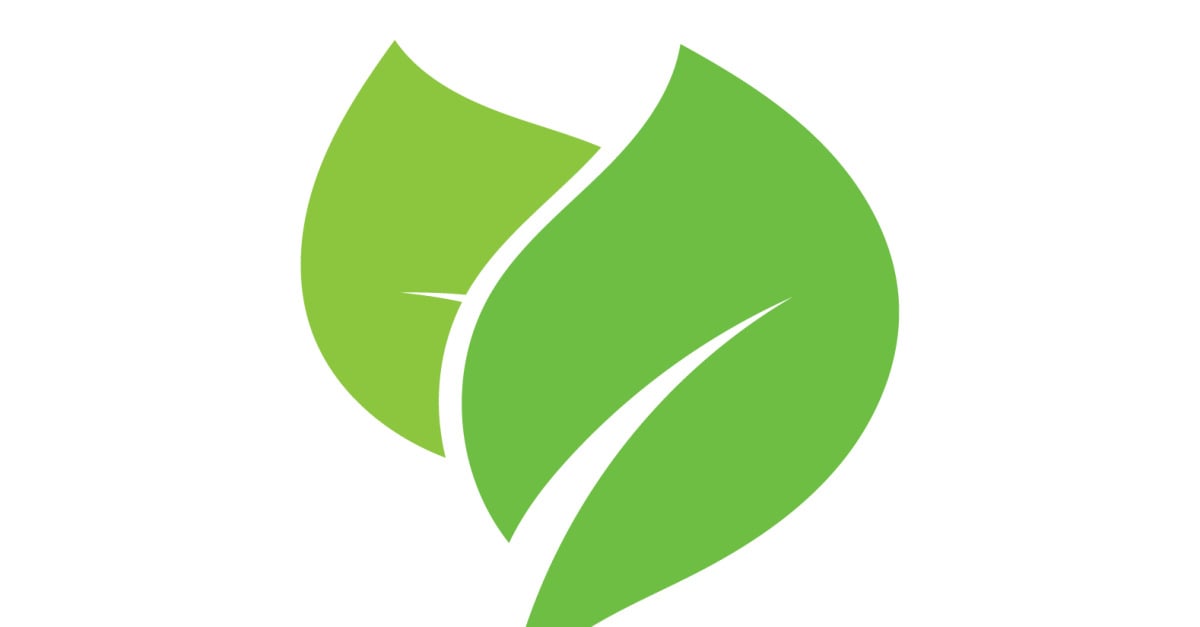 Leaf eco green tea nature fresh logo vector v33