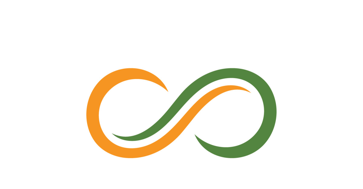 Loop diseño línea infinito logo vector v12 - TemplateMonster