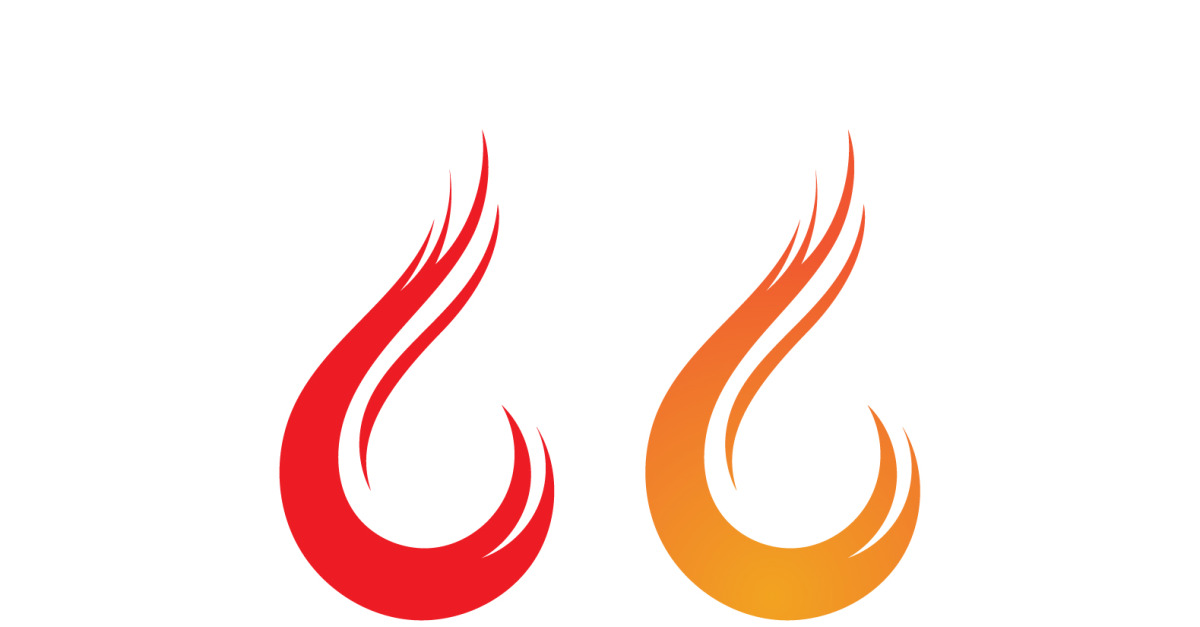 Wing red bird falcon logo vector v1 #327364 - TemplateMonster