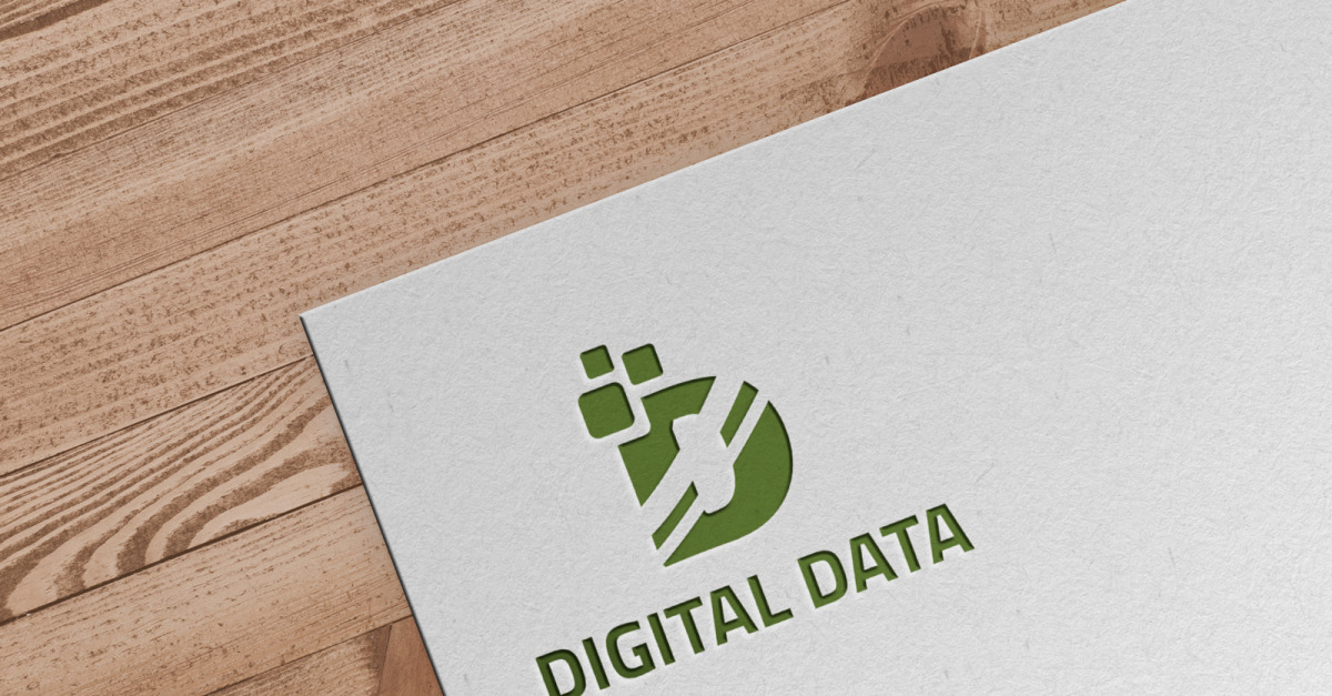 Digitale Daten-Logo-Design-Vorlage #327464 - TemplateMonster