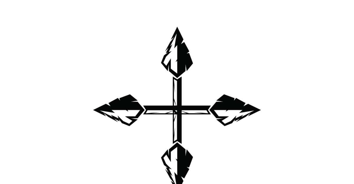 Logo de lance pour le vecteur de conception de conception d'élément v58