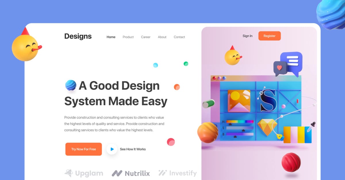 E-Commerce Website Hero Section #328188 - TemplateMonster