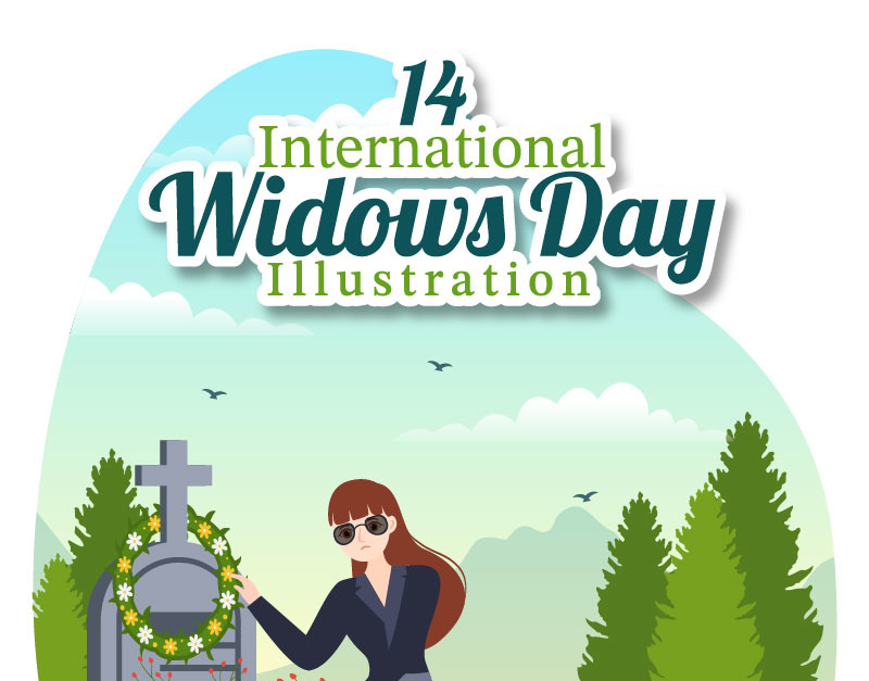 14 International Widows Day Illustration - TemplateMonster
