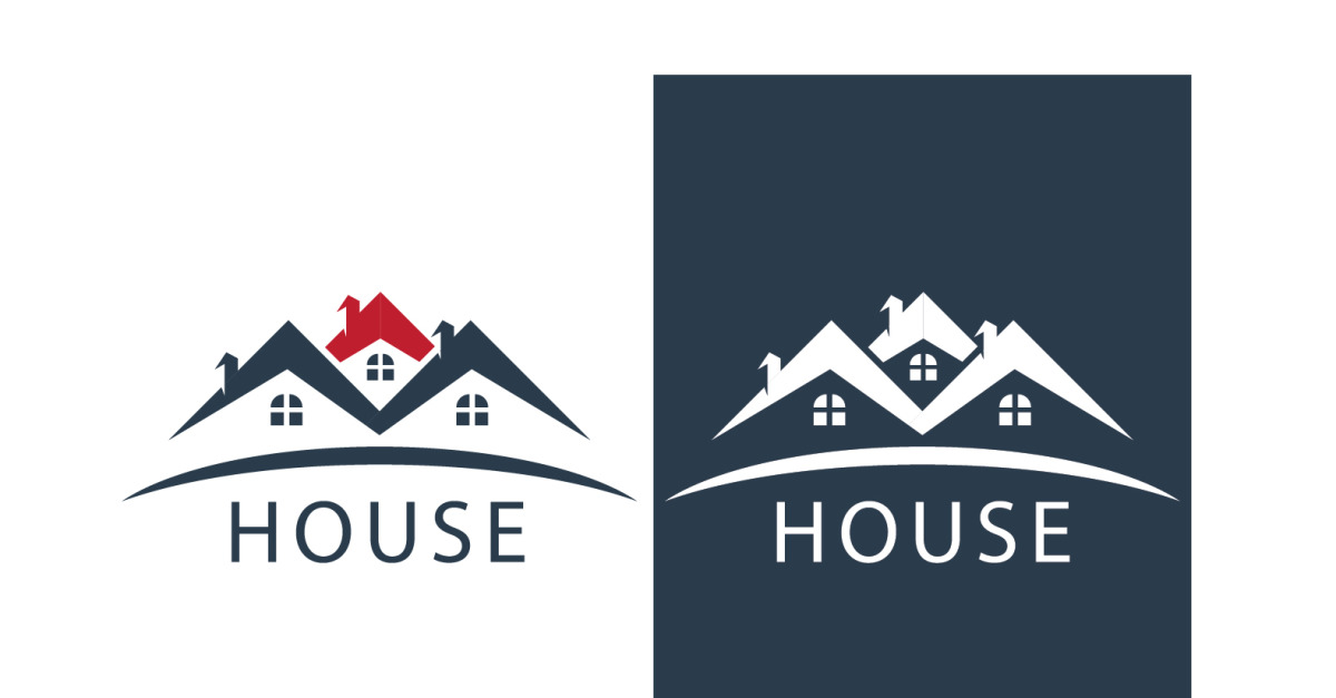 Affitto casa casa e vendita logo vector v1 - TemplateMonster