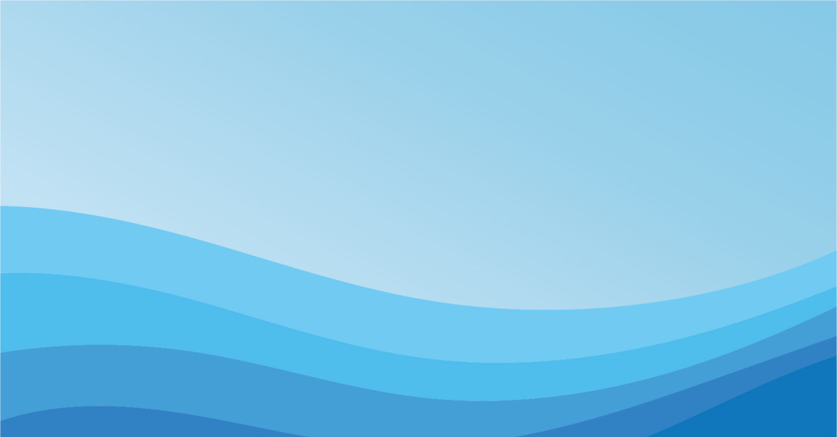 Blue wave water background design vector v10