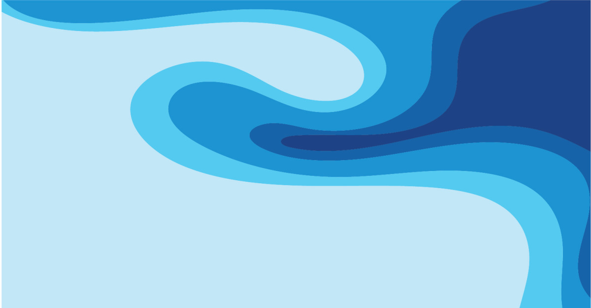 Blue wave water background design vector v20