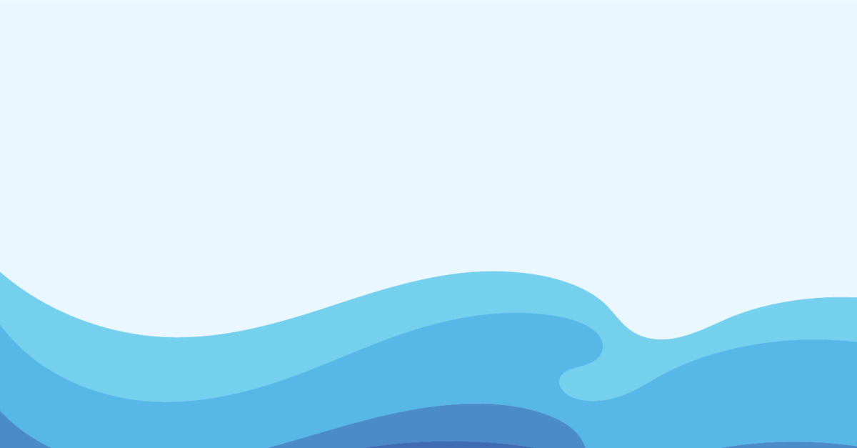 Blue wave water background design vector v31