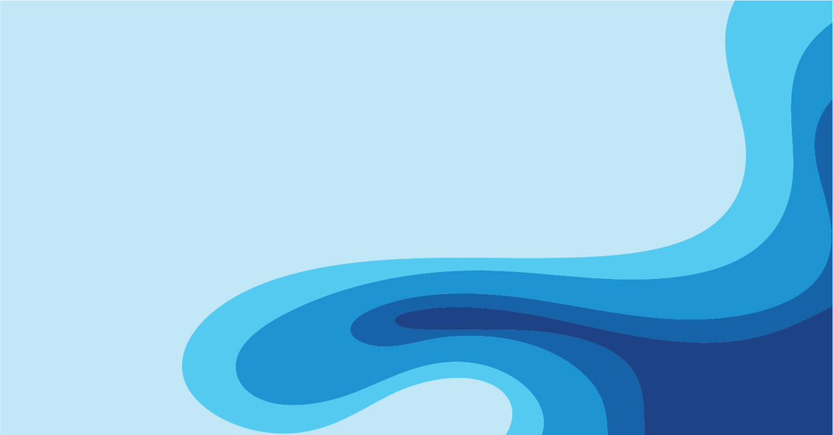 Blue wave water background design vector v4 - TemplateMonster