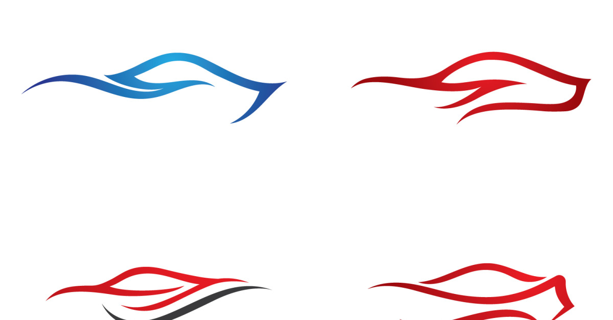 Cars sport line automotive logo vector design v27