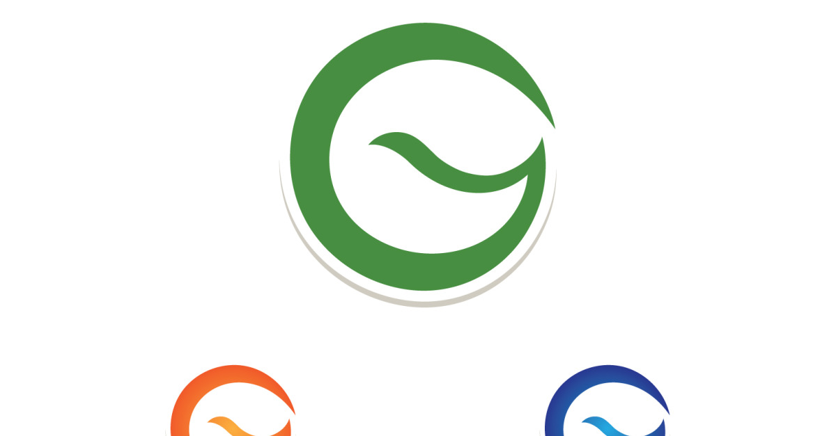 G logo icon symbol element design logo vector v11