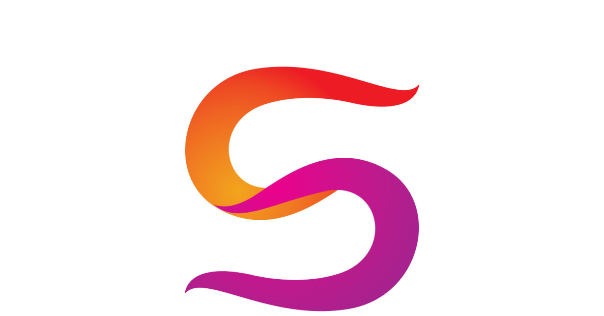 S letter icon logo vector design v9 #328772 - TemplateMonster