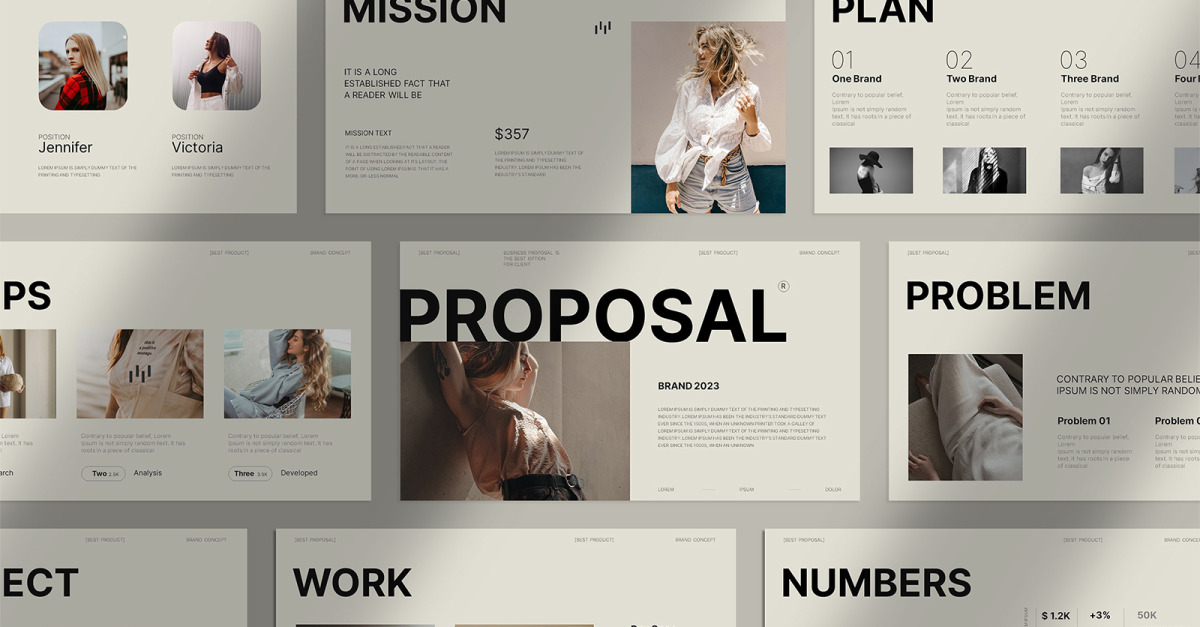 The Brand Proposal Presentation Template - TemplateMonster