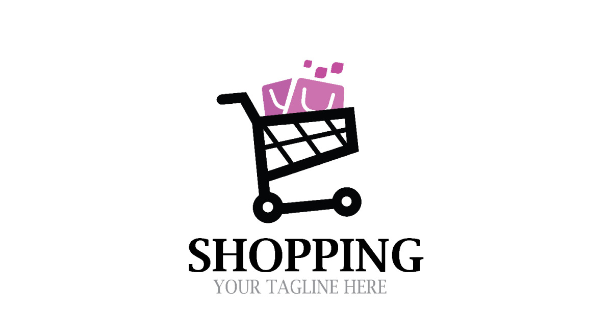 Design de logotipo de compras para todas as empresas