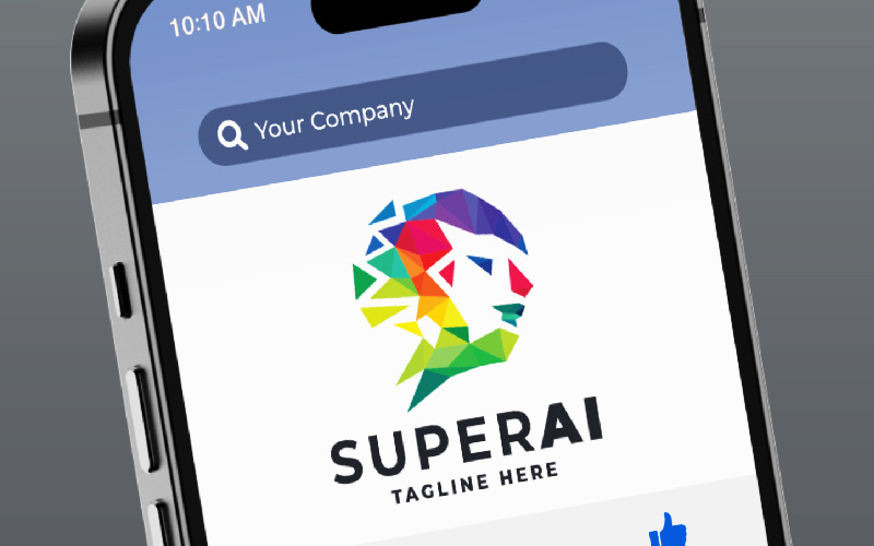 Human Artificial Intelligence Pro Logo Template