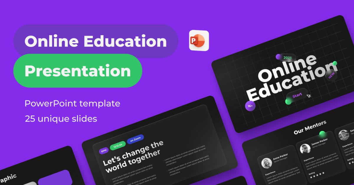 Online Education - PowerPoint Presentation Template