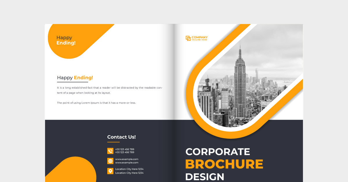 Company promotion booklet cover vector - TemplateMonster