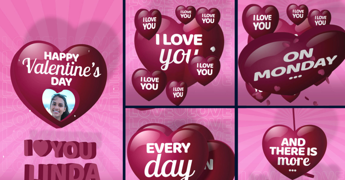 Pop Valentine and Love Story #329723 - TemplateMonster