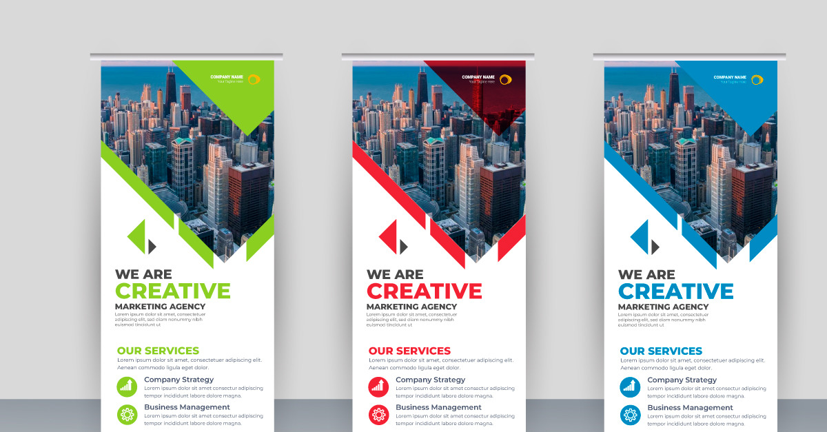 Vector professional modern corporate stand roll up banner and pull up ...