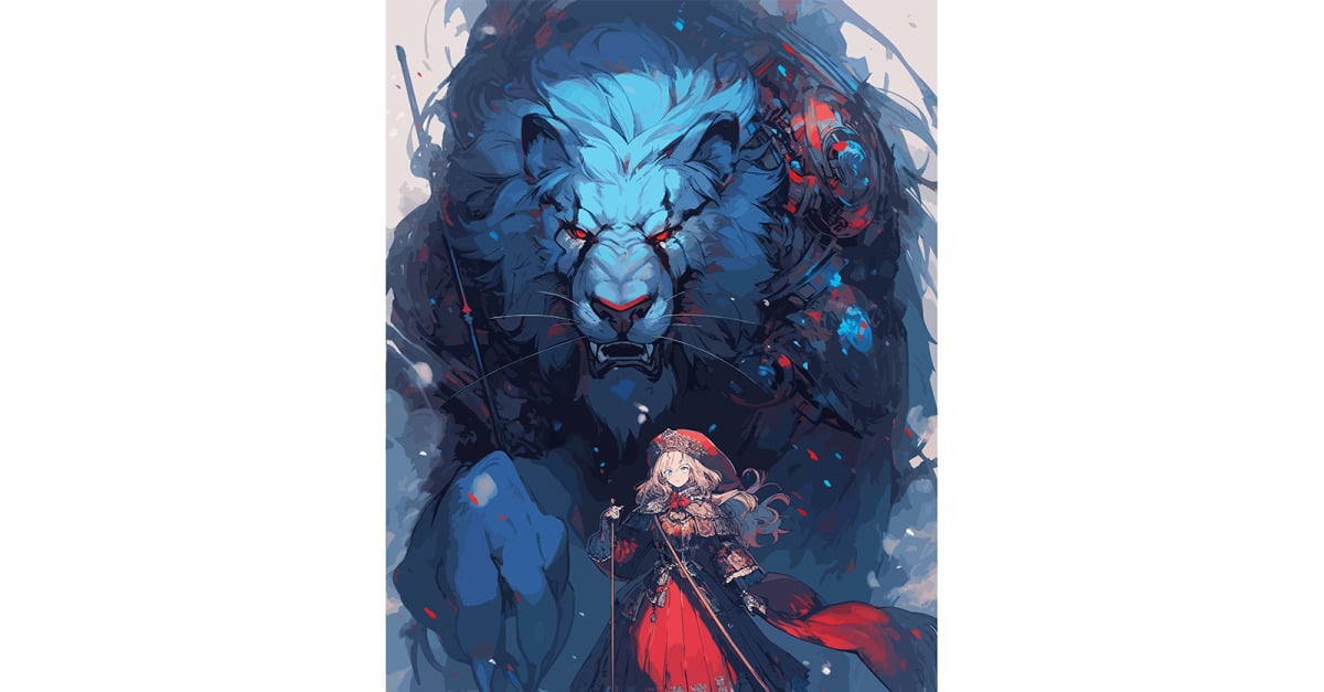 Autumn The Steampunk Tiger And The Frozen Maiden Abyssalcore Illustration