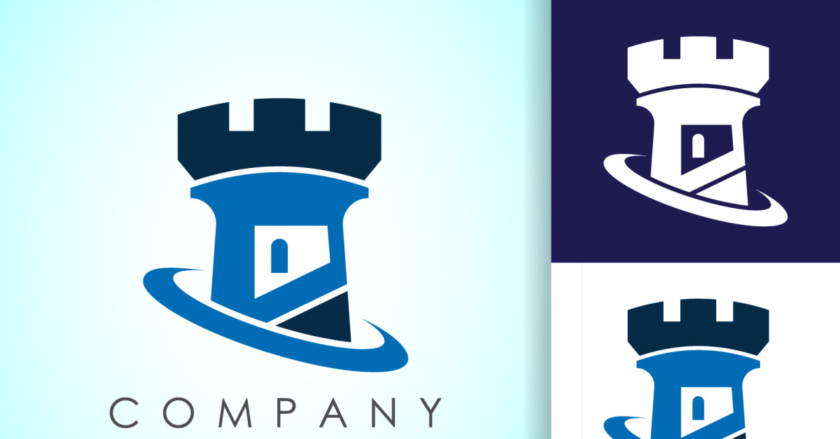 Castle tower logo design vector6 #330597 - TemplateMonster