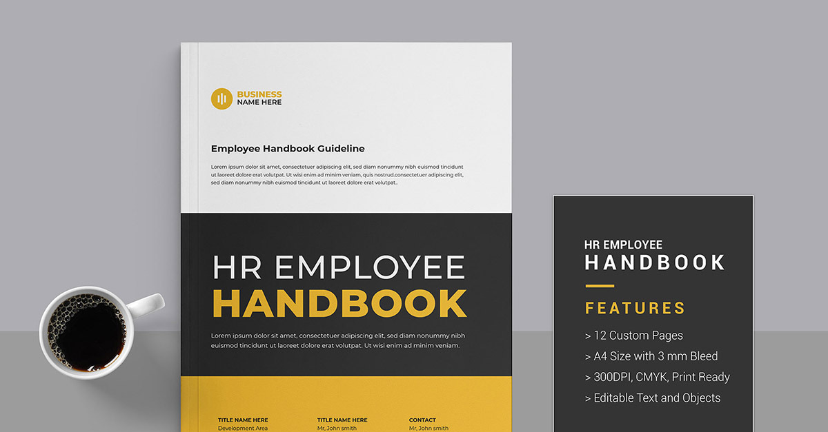 HR - Employee Handbook Guideline Template - TemplateMonster