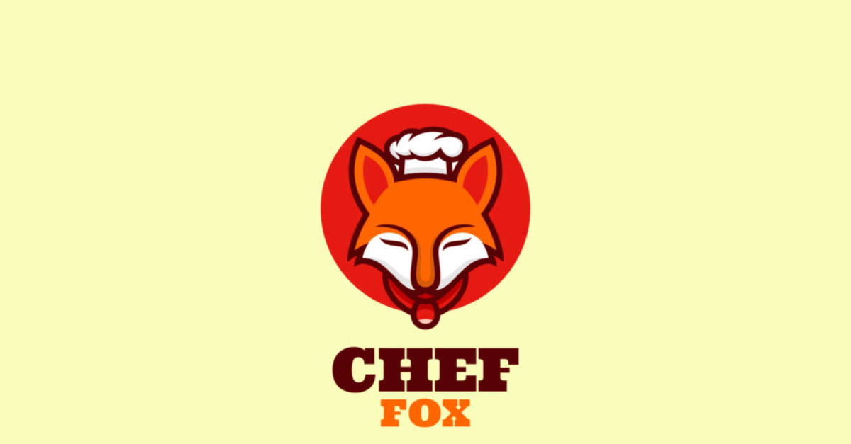Chef Fox Mascot Cartoon Logo #330662 - TemplateMonster