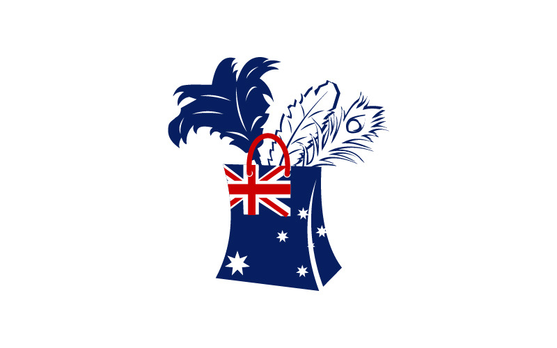 Australian Dusted Feather Super Store logo - TemplateMonster