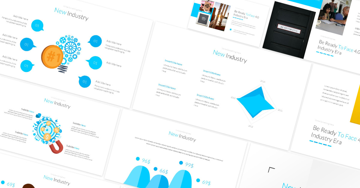 New Industry Creative Powerpoint Template - TemplateMonster