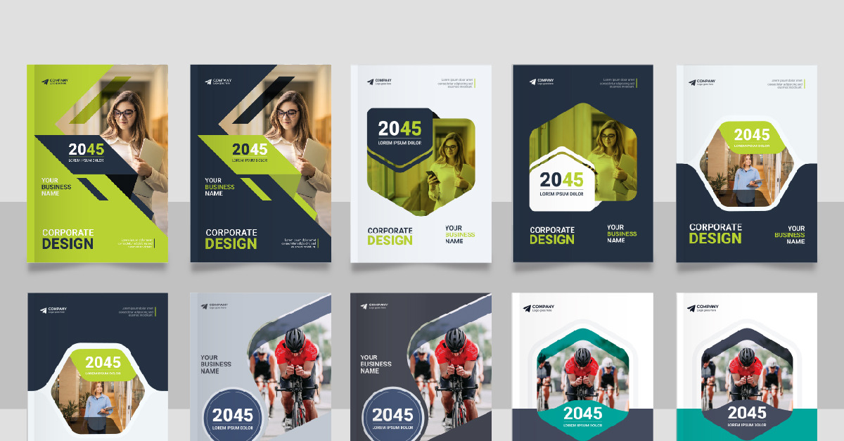 Modern Book Cover Design Template #331090 - TemplateMonster