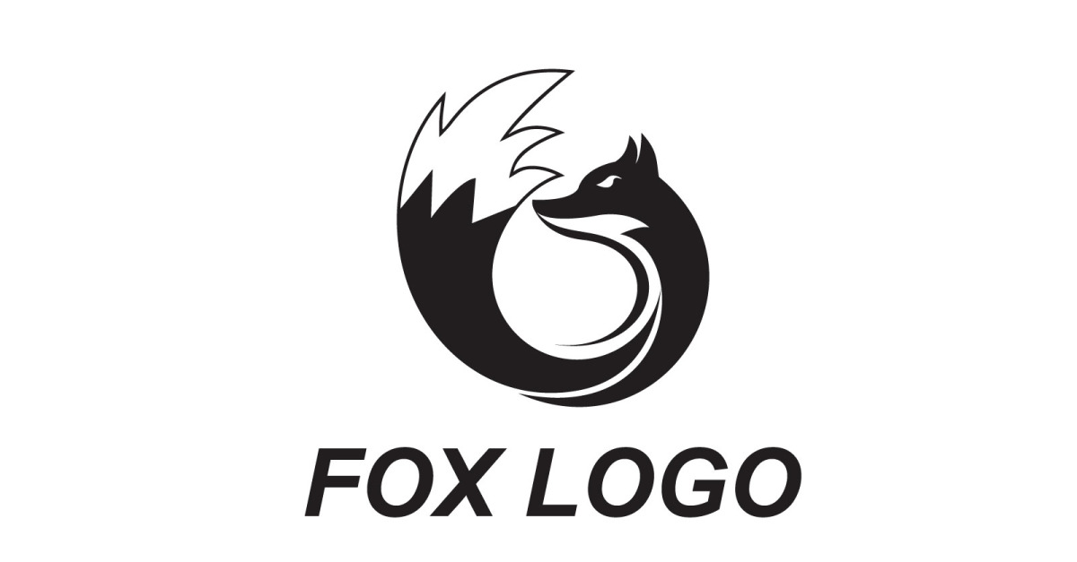Tilki Siyah Logo Modern Minimalist #331123 - TemplateMonster