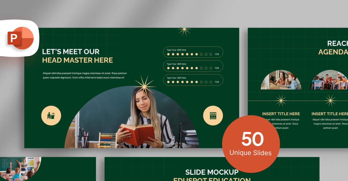 Eduspot Education Presentation Template - TemplateMonster