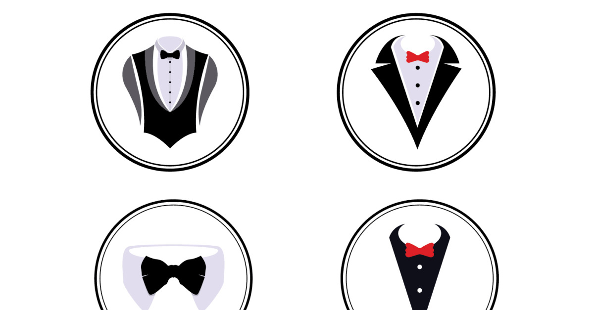 Maid suit logo and symbol vector design v20 - TemplateMonster