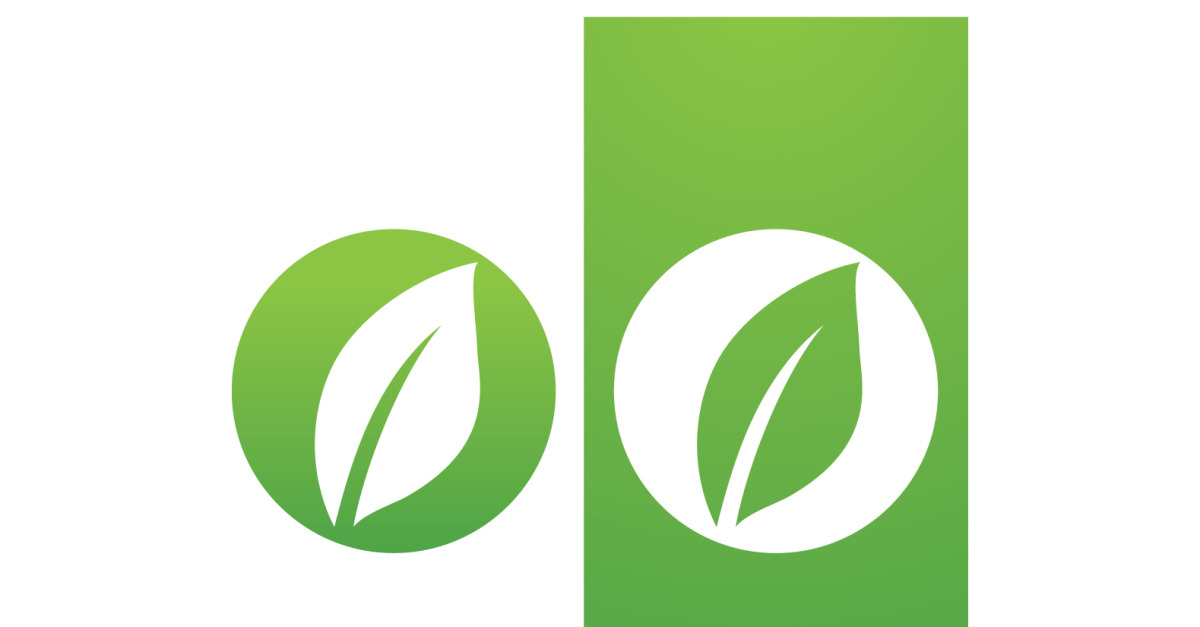 Eco leaf green fresh nature go green tree logo design template v14