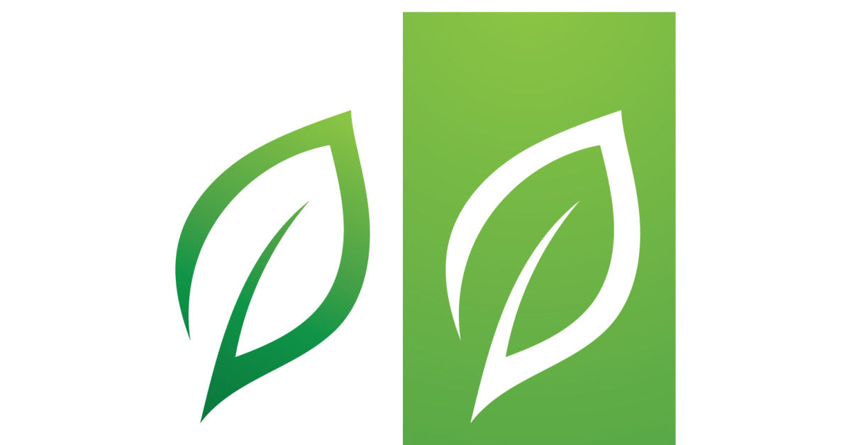 Eco leaf green fresh nature go green tree logo design template v17