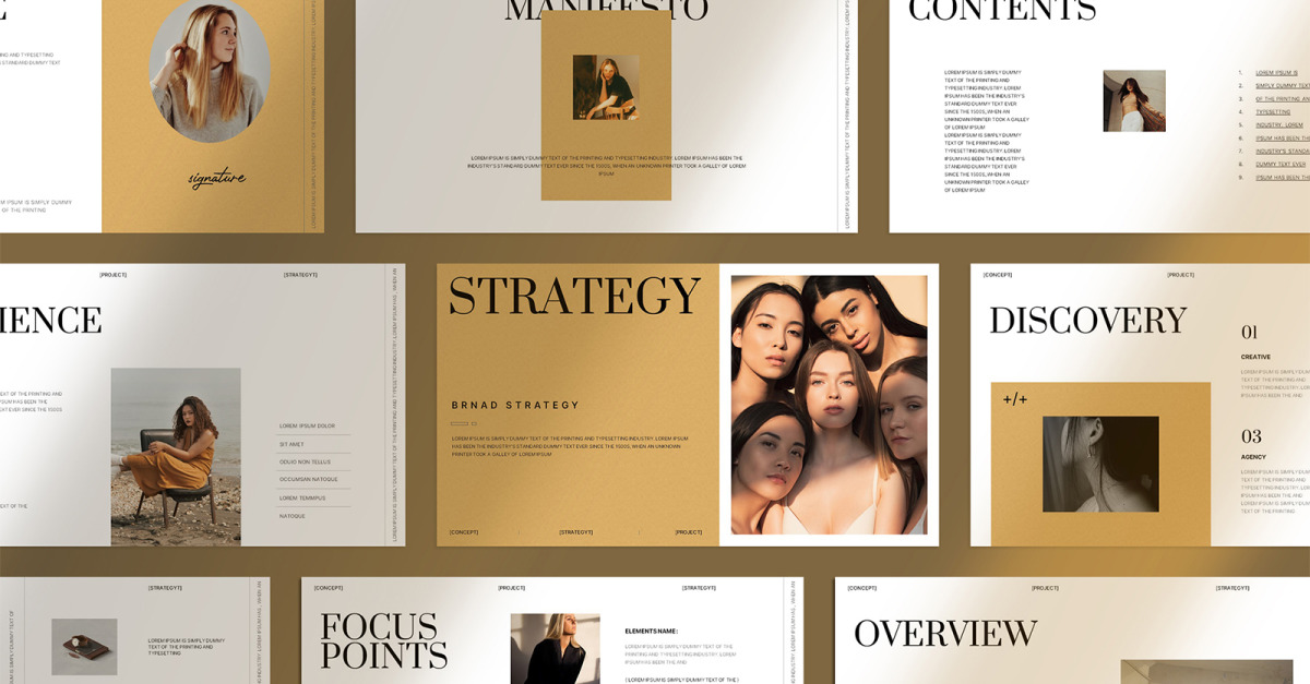 The Brand Strategy Presentation Template - TemplateMonster