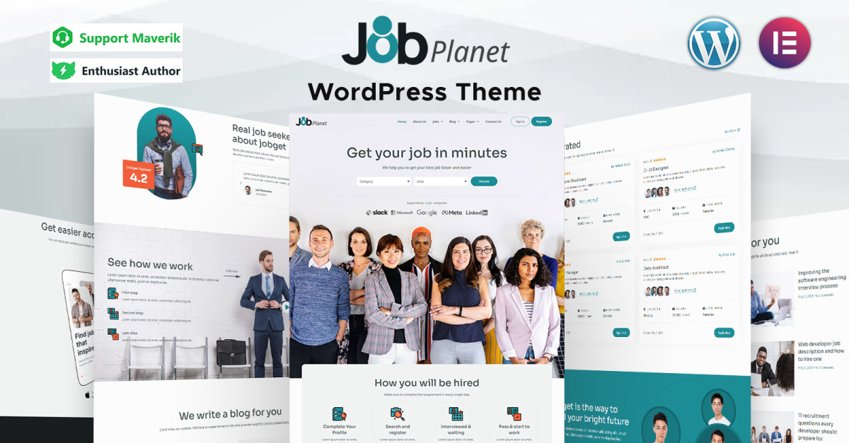 Job Planet - Job Board & Career Hiring WordPress Theme