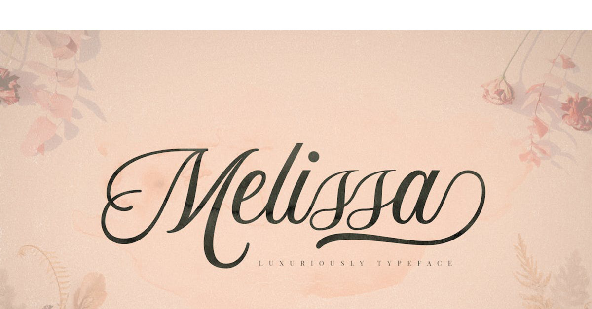 Fuente tipográfica Melissa Script #332203 - TemplateMonster