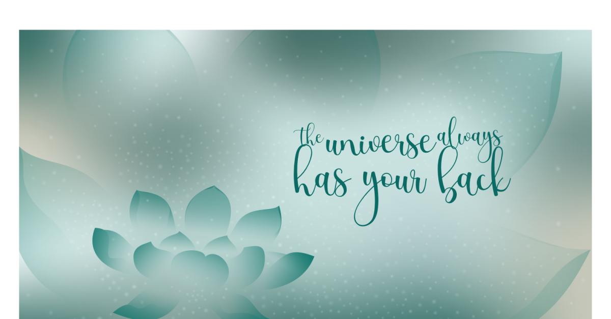 Green Inspirational Background Image 14400x8100px with Message About ...