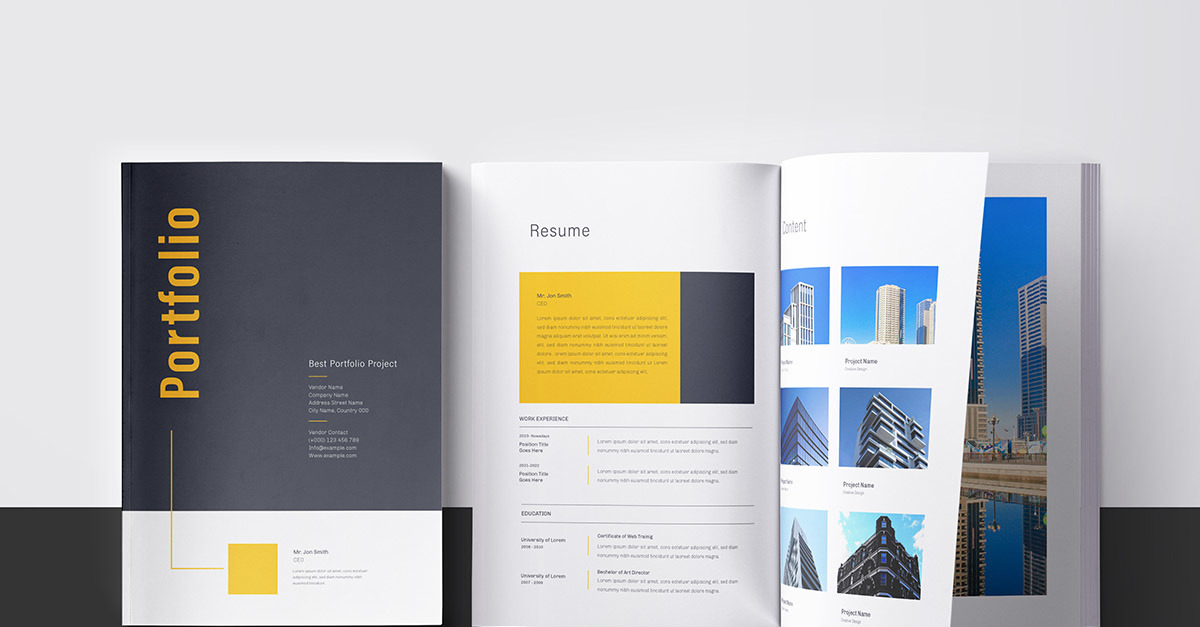 Clean and Simple Portfolio Template #332953 - TemplateMonster