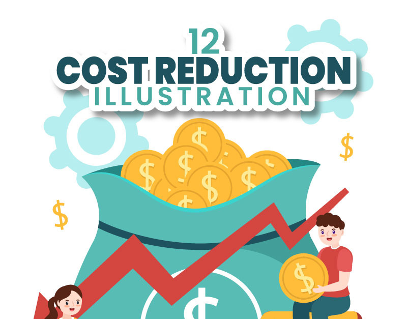 Clipart De Reducción De Costos